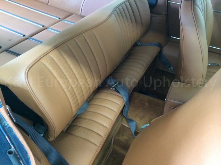 Gallery: Jaguar E-Type SIII 2+2 Tan Interior – K&H European Auto Upholstery