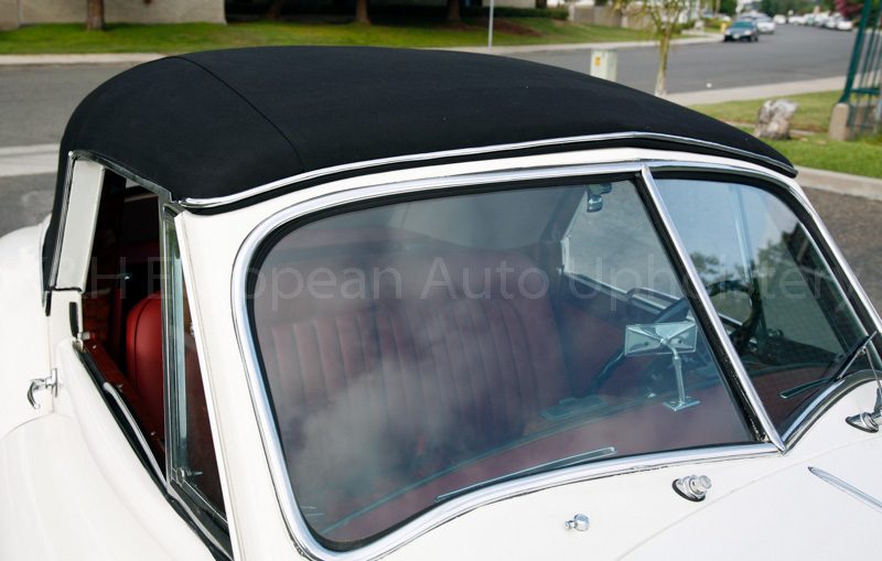 Gallery: Jaguar XK140 DHC Red Interior – K&H European Auto Upholstery